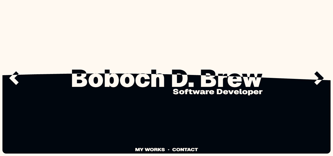 Boboch D. Brew - Creative Developer